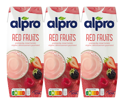 Alpro | Fruits Rouges | Soja | 3 x 25 cl - Foodlux
