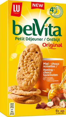BelVita Petit Déjeuner Biscuits Pépites De Chocolat - 300 g - Foodlux