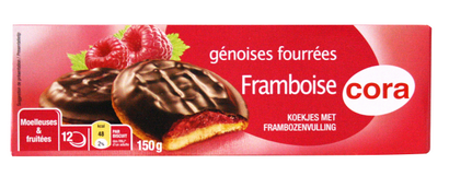 CORA GENOISE FRAMBOISE 150GR - Foodlux