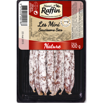 Mini Saucisson Nature - 100 g - darkoct02