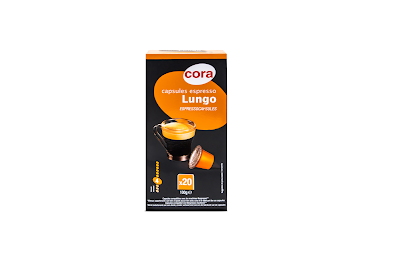 Cora Capsules cafés Espresso lungo - 20 pièces - darkoct02