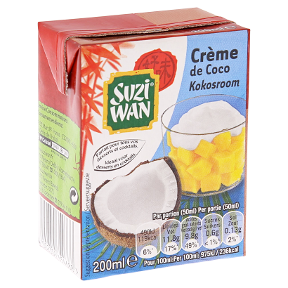 Suzi Wan | Lait de coco | 20 cl - Foodlux